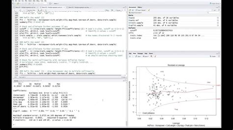r stats multiple regression variable preparation youtube