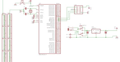 membuat skematik sistem minimum sismin atmega8535 di eagle