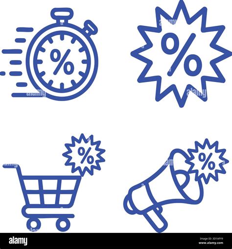 Megaphone Line Blue Icon Cut Out Stock Images And Pictures Alamy