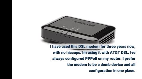 User Review Actiontec Gt701d Ethernet Dsl Modem With Routing Capabilities Youtube