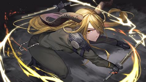 Degenbrecher Arknights Drawn By Hongbaiseraw Danbooru