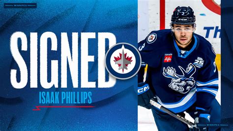 Jets Sign Defenceman Isaak Phillips To A Two Year Two Way Contract