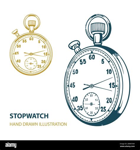 Stopwatch Drawing At Caleb Fernando Blog