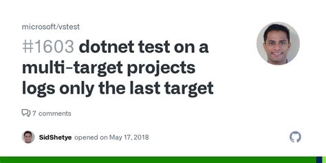 dotnet test on a multi target projects logs only the last target