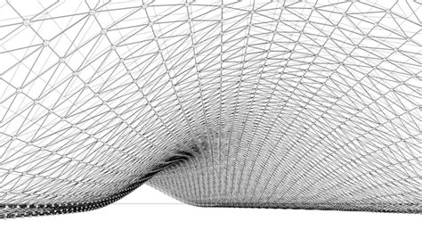 Premium Photo Abstract Background Of Tech And Science Mesh Or Net With Lines And Geometric
