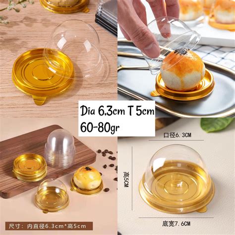 Jual Mika Tray Round Mooncake Cake Case Puding Mika Bulat Kue Bulan 50pcs Shopee Indonesia