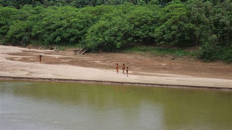 Rare Video Of Uncontacted Tribe Shows Members Emerging From Amazon