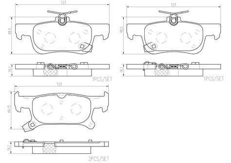 Brake Pad Brembo P 07 011
