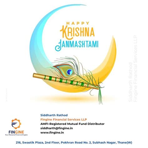 Siddharth Rathod On Linkedin Janmashtami Investment Growth Prosperity Financialsuccess