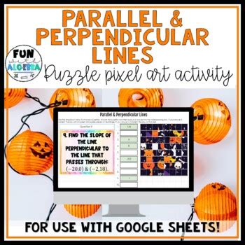 Parallel Perpendicular Lines Activity For Google Sheets TPT