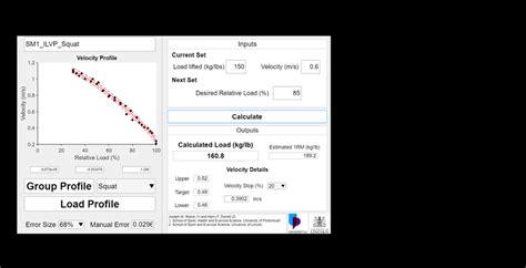 Components Of A Matlab Webapp To Create And Use Load Velocity Profiles