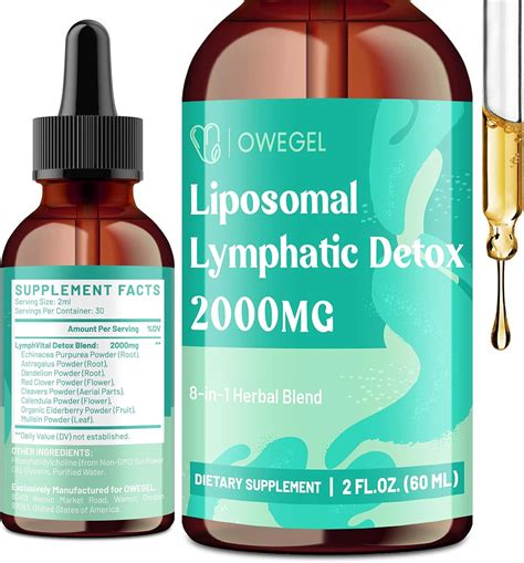 Owegel Liposomal Lymphatic Drainage Drops 2000mg Immune