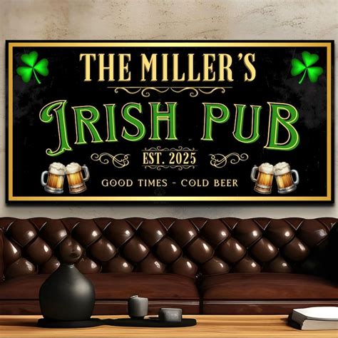 Irish Pub Sign Etsy