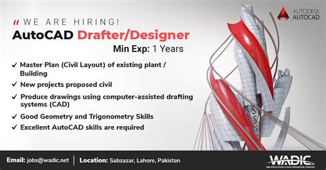 Wadic On Linkedin Autocaddraftsman Lahore Lahore Autocadskills