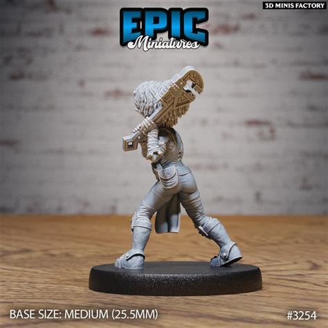 Gnome Tinkerer Female Pour La Faction Steam Inventions De Epic Miniatures
