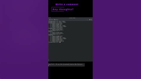 🐧 linux cli 16b history 🐧 linux shell cli konsole ubuntu fedora