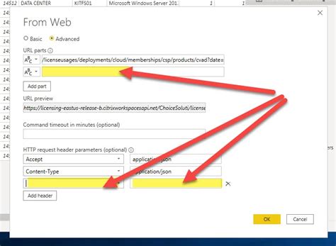 connect to web using bearer token stored in parame microsoft
