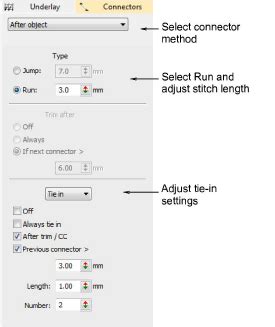 Object Properties Connectors