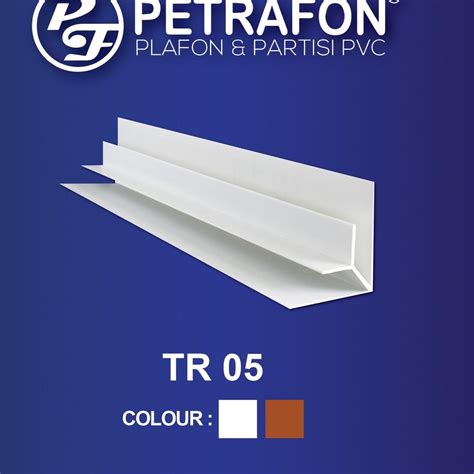 Jual Lis Plafon Pvc Type Tr 05 Lis Drop Pvc Lis Siku Dalam Pvc