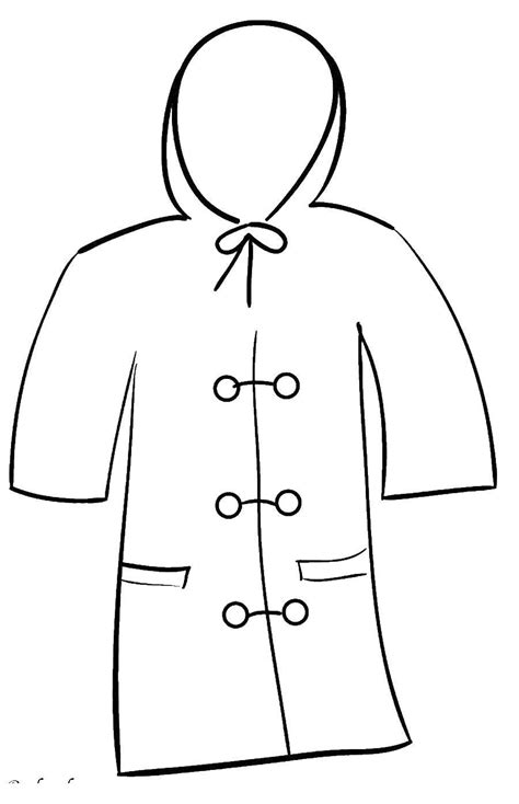 Раскраски Для Детей Куртка 68 фото