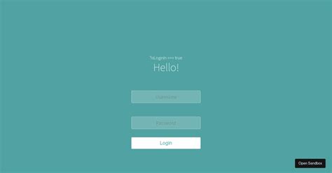 Conditional Rendering Forked Codesandbox