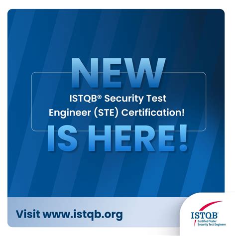 Istqb Cybersecurity Securitytesting Istqb Softwaretesting Certification Testengineer