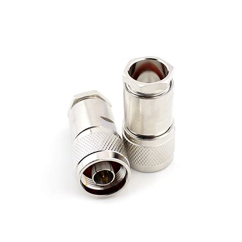 N Male Plug Clamp Type Rf Coaxial Connector For Cable 50 9dfb