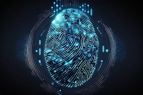 Fingerprint Scanning Biometric Authentication Cybersecurity And
