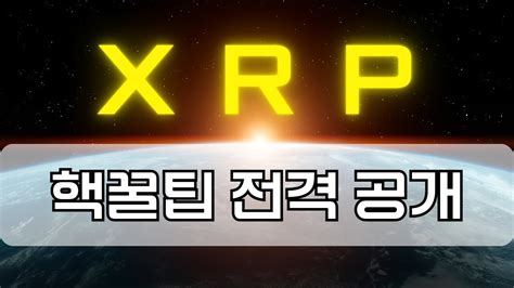 리플 이런 핵꿀팁을 그것도 무료로 YouTube