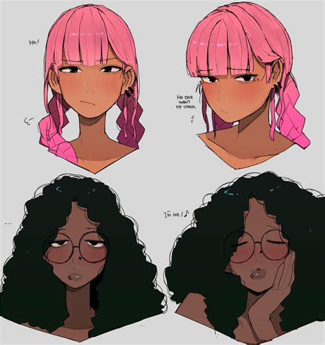 Ohasi Broccoli Ohasi Pink Ohasi Original Highres Black Hair