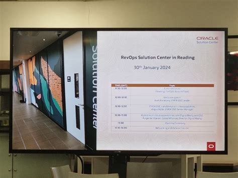 Lee Spowart On Linkedin Oracle Oscopening Techinnovation Uktechscene