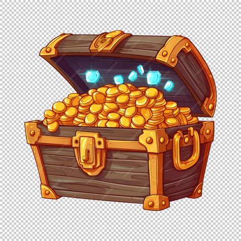 Premium Psd 2d Treasure Chest Game Asset Design