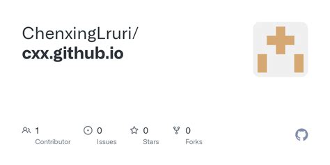 Github Chenxinglruri