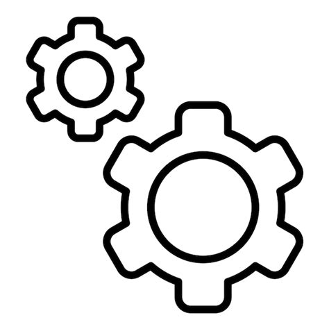 Premium Vector Cogs Vector Illustration Style