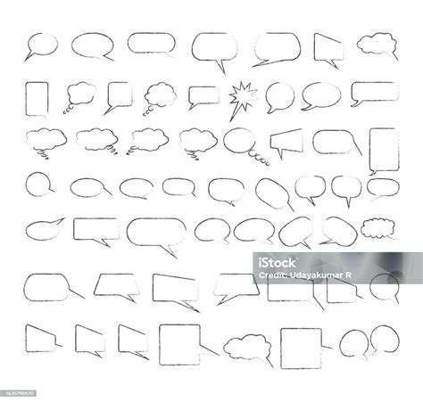 콜아웃 기호 윤곽선 말풍선이 설정되었습니다 코믹 스피치 낙서 벡터 콜아웃이 설정되었습니다 만화 텍스트 말풍선 팝 아트 스타일 대화 상자 빈 구름 만화 상자입니다 대화 풍선