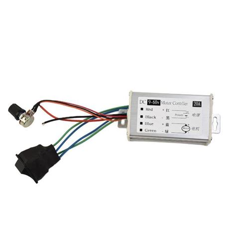 PWM DC Sikat Motor Stepless Pengendali Kecepatan Variabel Saklar 12V 24V 48V 60V 20A Lazada
