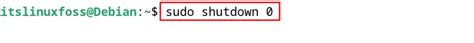 How To Use The Shutdown Command On Debian Its Linux FOSS