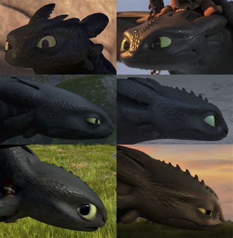 Toothlesss Head Comparison Httyd 1 And 3 Part 6 By Roma2poi On