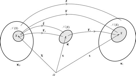 Illustration Of A Multiplicative Decomposition Of The Deformation