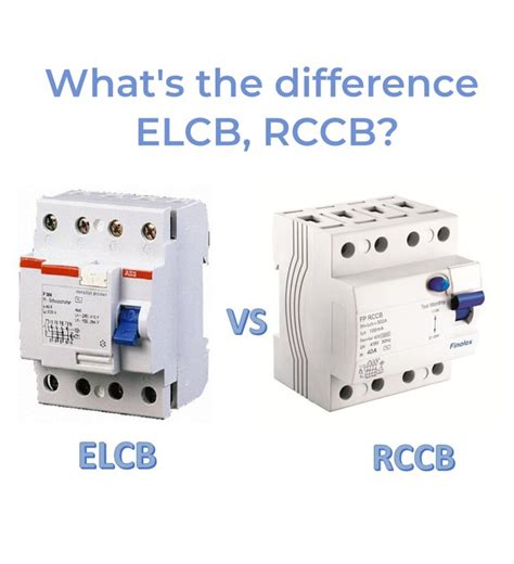 Whats The Difference ELCB RCCB Mechanical Engineering