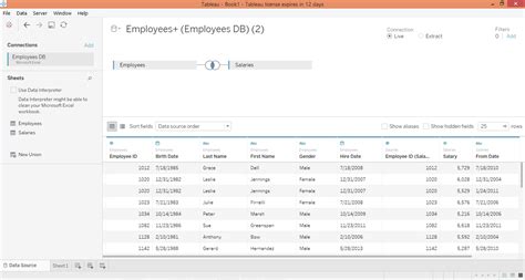 Tableau Joins Types Of Joins In Tableau And Their Application