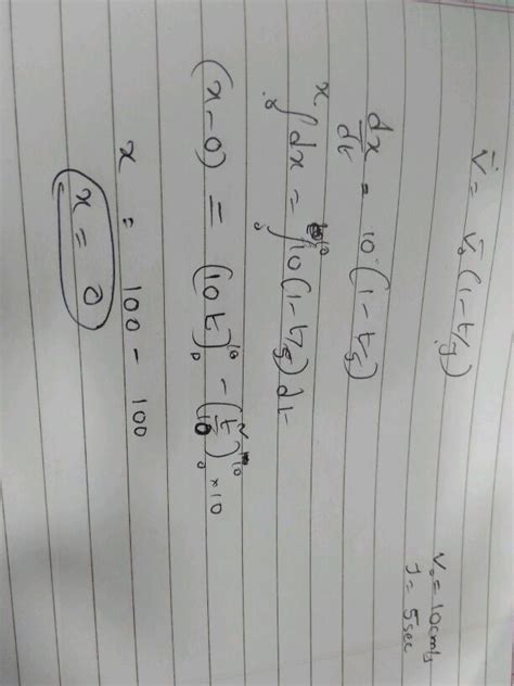 3 At The Moment T 0 A Particle Leaves The Origin And Moves In The