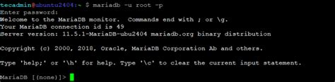How To Install MariaDB On Ubuntu TecAdmin