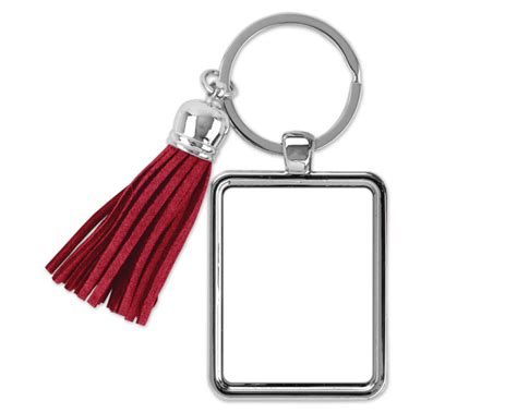 Rectangle Short Tassel Keychain Shelle Creates 4 U
