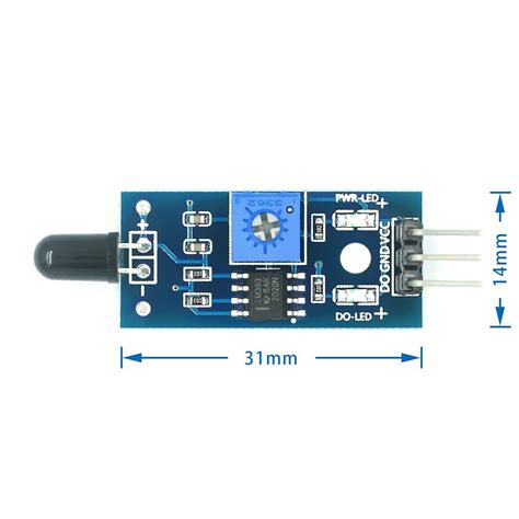 Module Cảm Biến Lửa Mạch Cảm Biến Phát Hiện Ngọn Lửa Flame Sensor