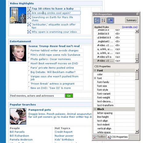 How To Use The New CSS Features In Visual Studio Orcas NET Blog