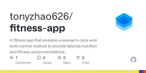GitHub Tonyzhao Fitness App A Fitness App That Analyzes A Womans Cycle And Birth Control