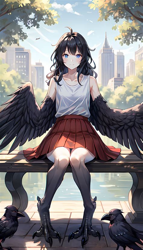 30 Days Monster Girl Challenge 1 Harpy By Letototart On Deviantart