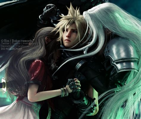 Cloud × Aerith Tumblr