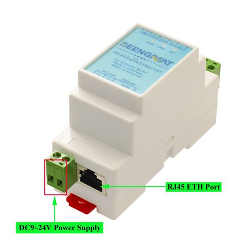 rs485 to rj45 ethernet rail industrial serial server [220773] 디바이스마트